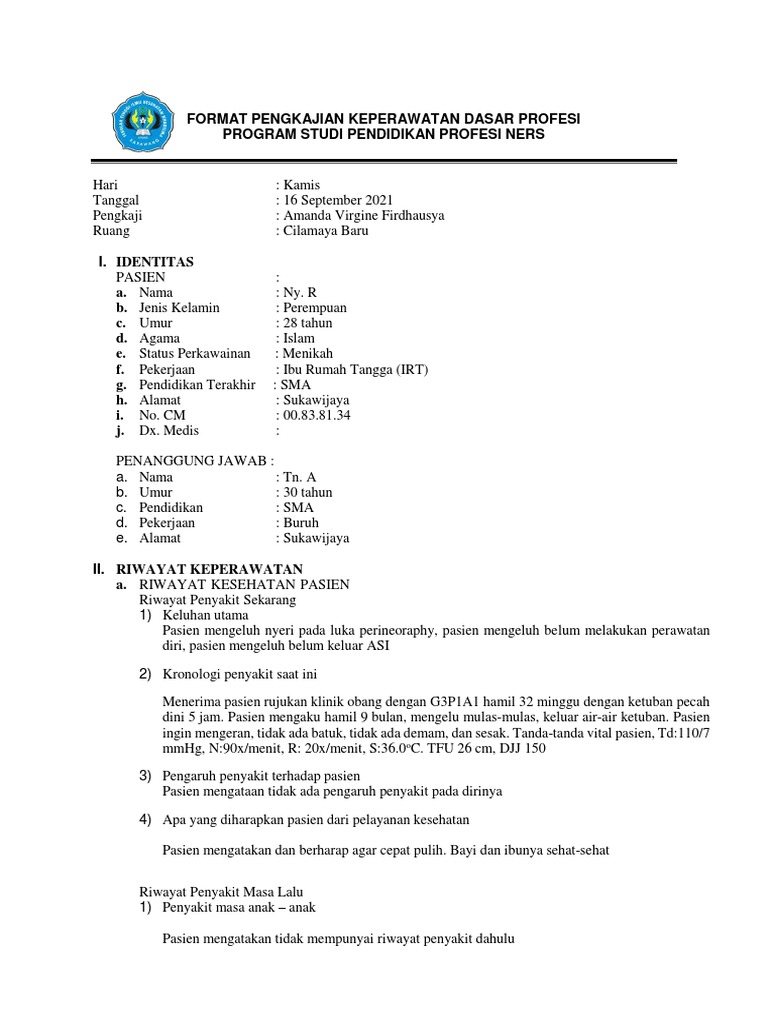 Tugas KDP Amanda VF | PDF | Kesehatan Holistik