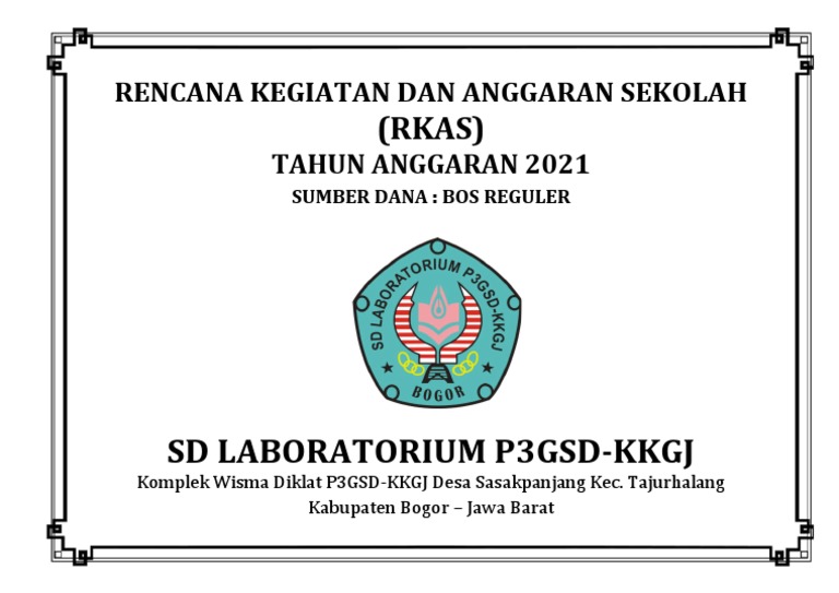 Contoh Format Cover Rkas | PDF