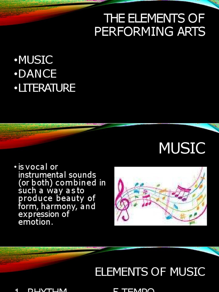 Performing Arts | PDF | Tempo | Rhythm