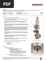 Mokveld Product Sheet Axial Control Valve 1 | PDF | Valve | Actuator