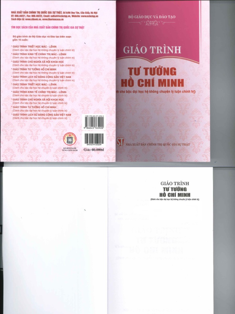 Giáo Trình Tthcm 2021) | PDF