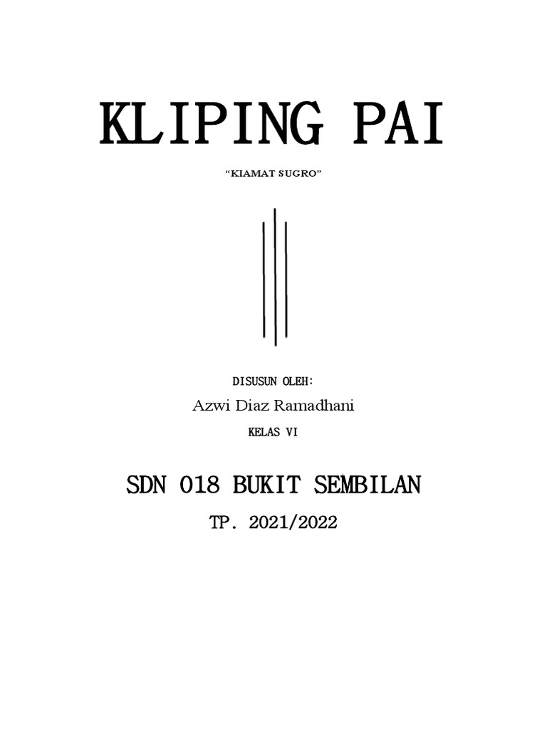 Kliping Pai | PDF