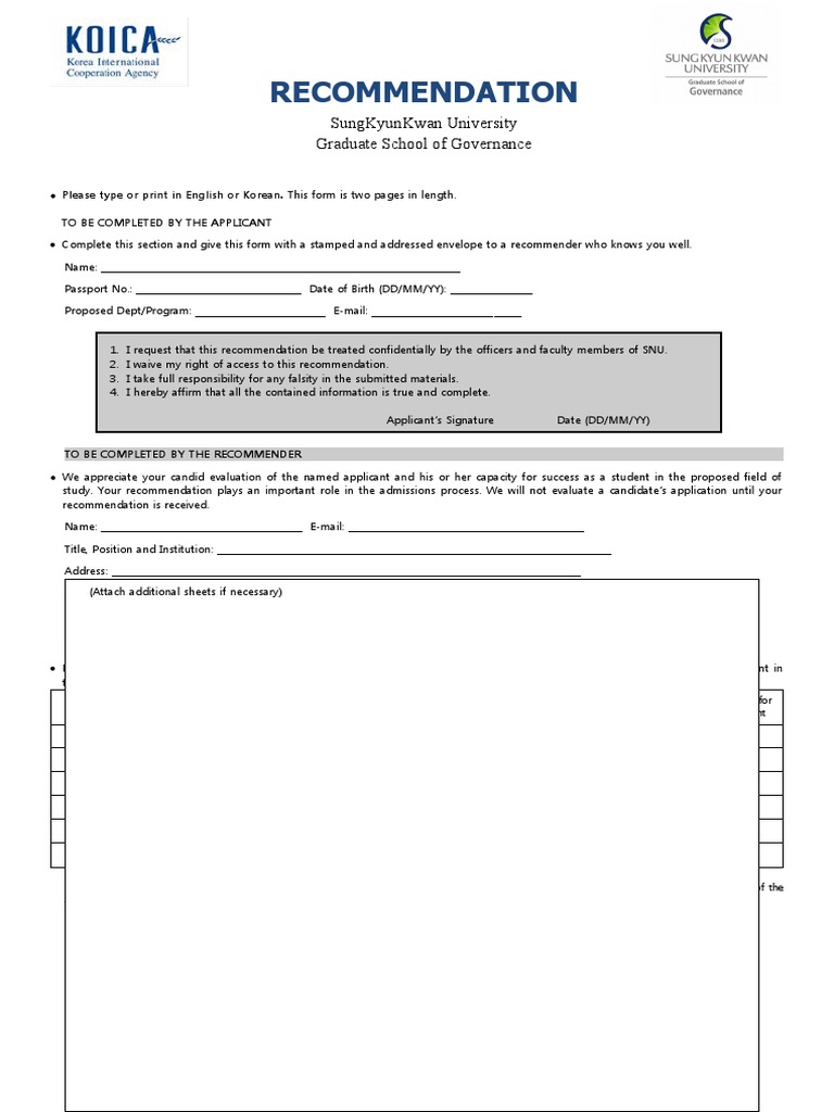 SNU Graduate Recommendation | PDF | Psychological Concepts | Cognition