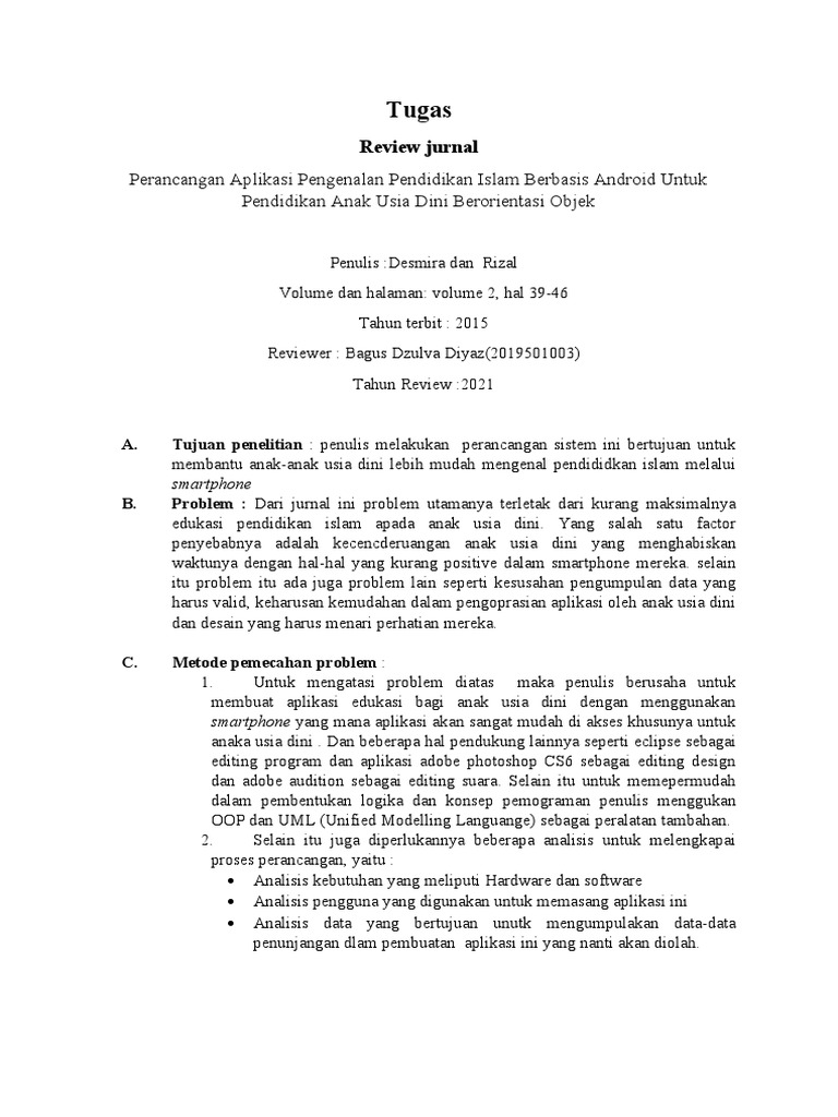 Review Jurnal OOP | PDF