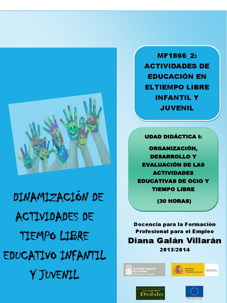 Dinamización de Actividades de Tiempo Libre | PDF | Evaluación | Ocio