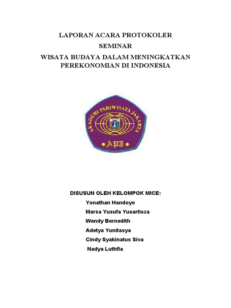 Laporan Acara Protokoler | PDF