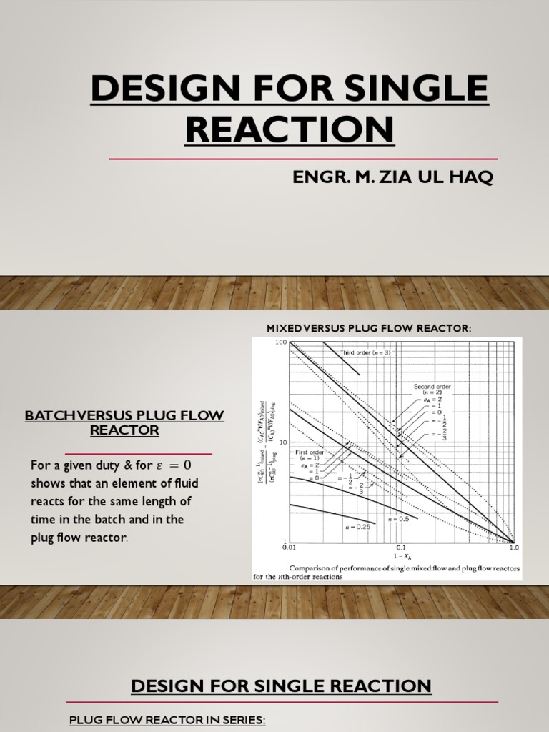 Ch#6, Design For Single Reaction | PDF | Chemical Reactor | Chemical ...