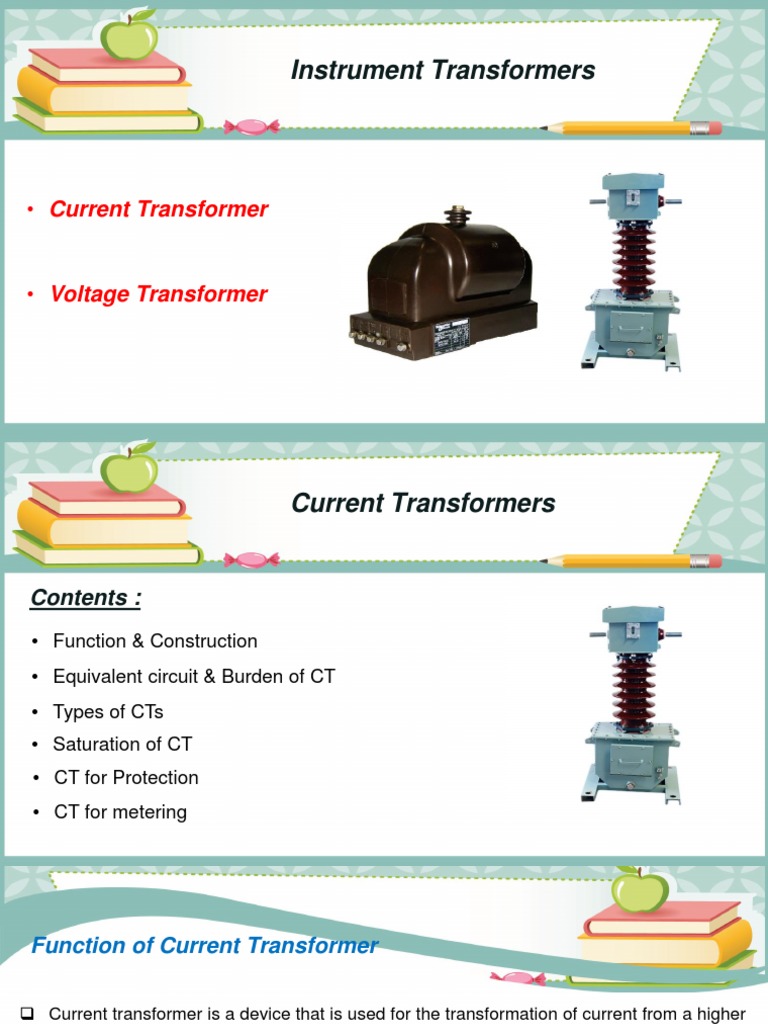 Instrument Transformers: - Current Transformer | Download Free PDF ...
