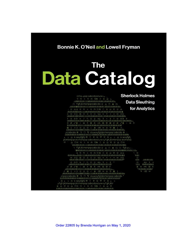 Data Catalog Book | PDF
