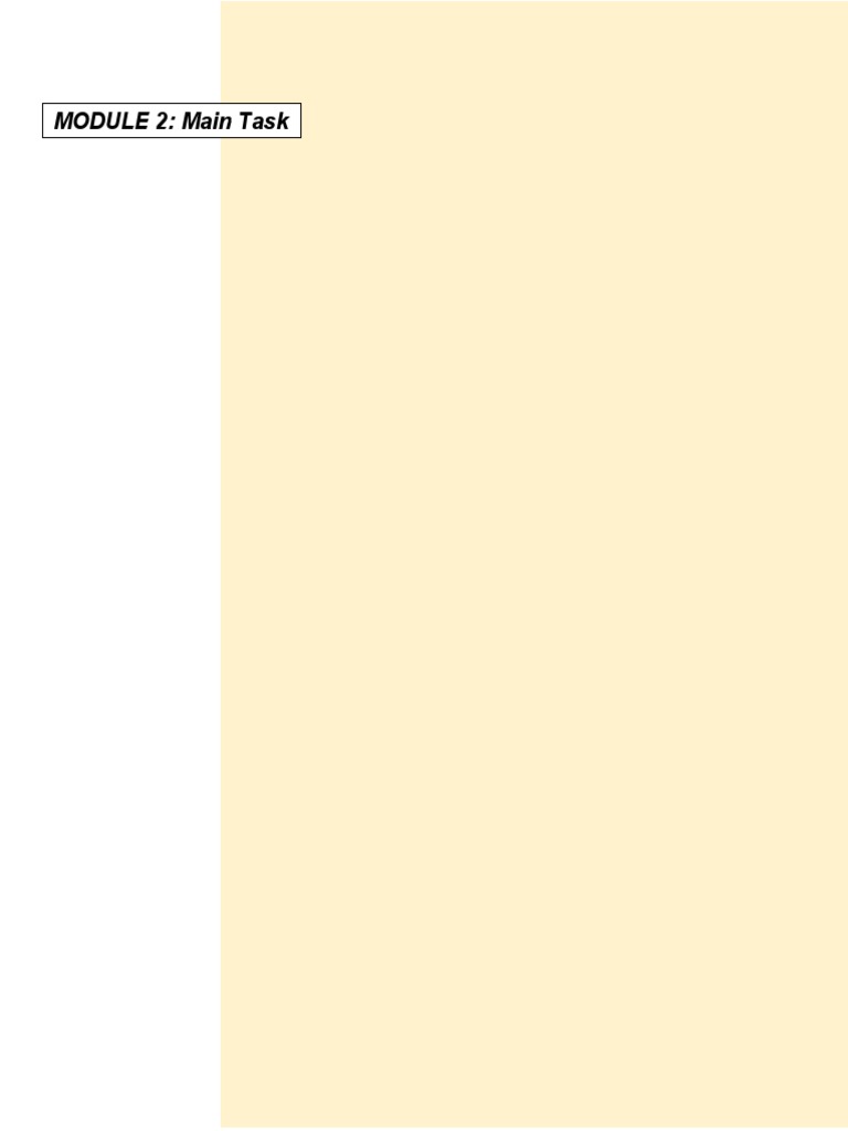 MODULE 2 Main Task | PDF | Intellectual Disability | Disability