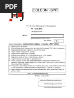 Priprema Za Ispit Glagoli 5.razred Novo | PDF