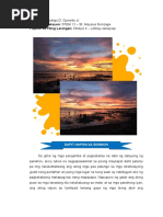 Lakbay Sanaysay Example | PDF