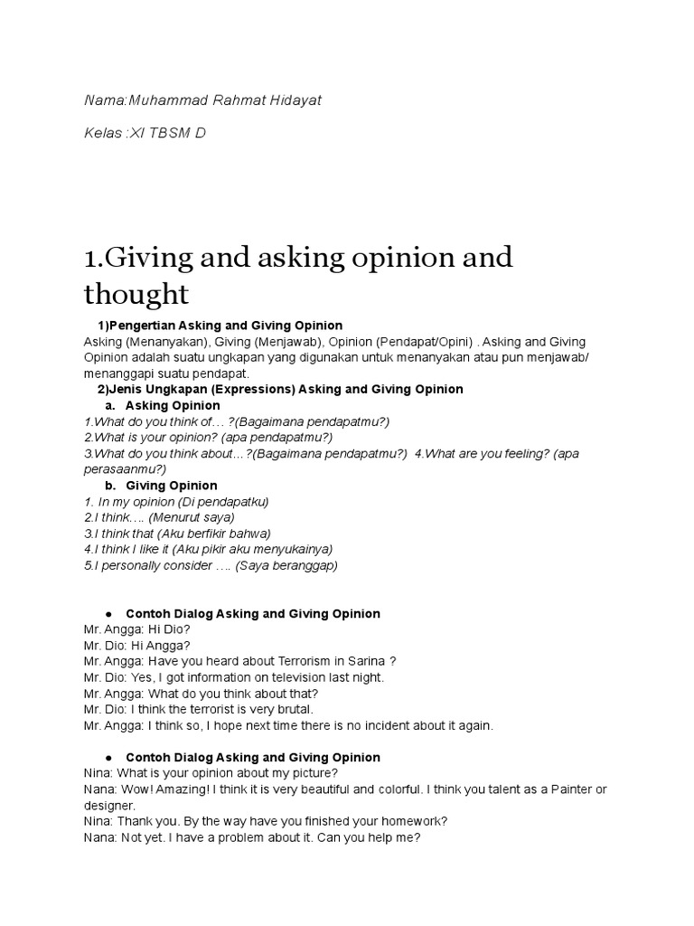 Muhamad Rahmat Hidayat XI TBSM D | PDF | Language Mechanics | Cognitive ...