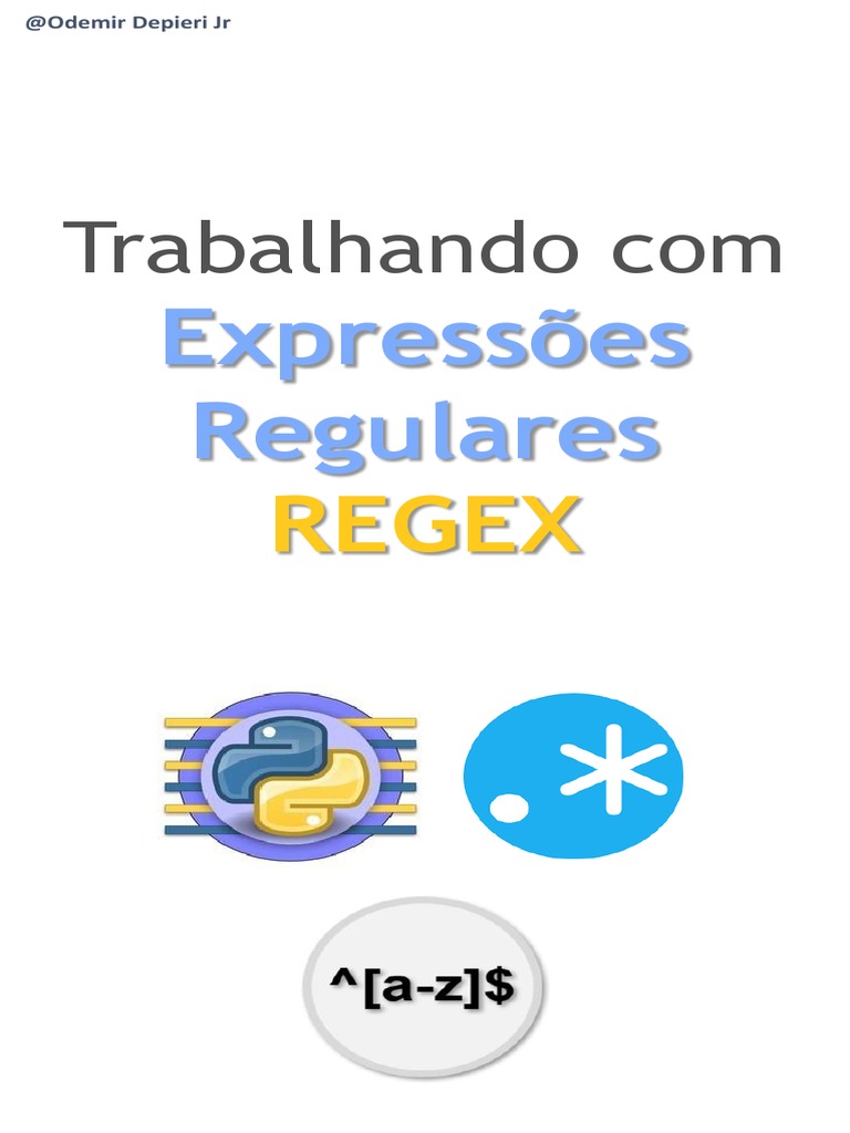 Tarablhando Com Expressoes Regulares REGEX | PDF | Expressão regular ...