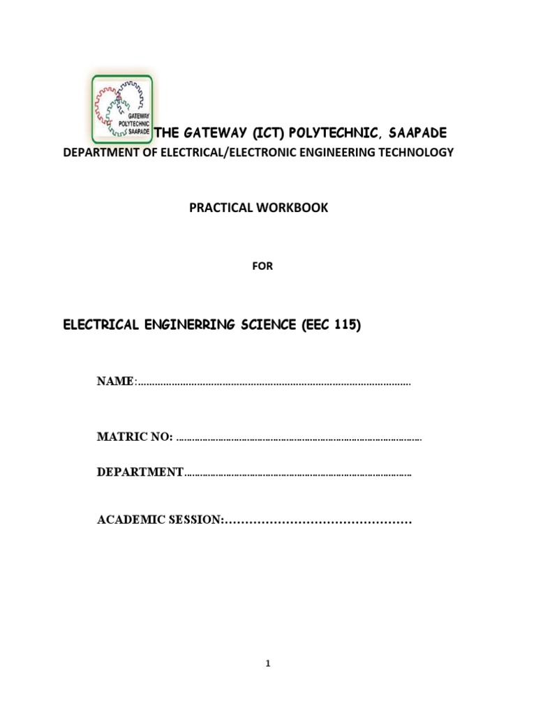 Eec 115 | PDF | Electrical Network | Voltage