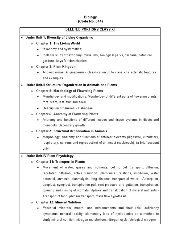 Biology (Code No. 044) : o Chapter-5: Morphology of Flowering Plants ...