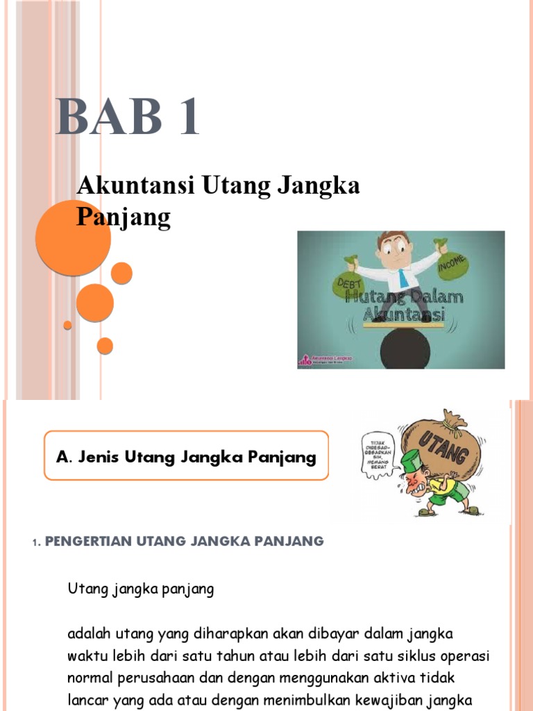 BAB 1 Akuntansi Utang Jangka Panjang | PDF