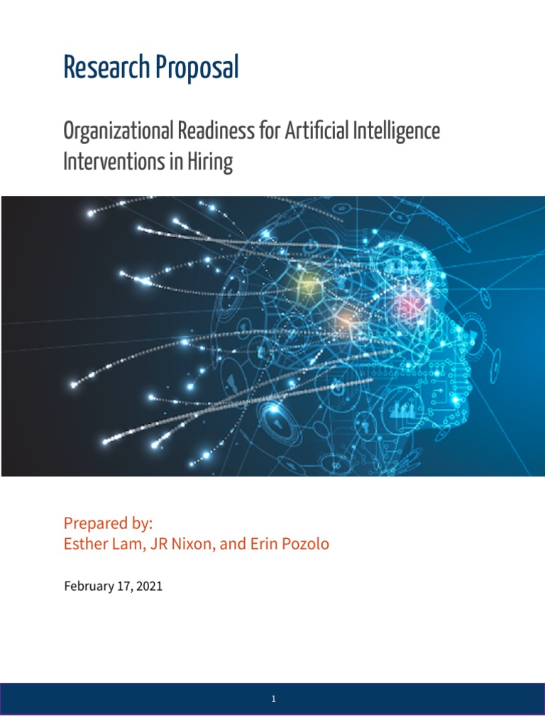 Ai Research Proposal Template 1 | PDF | Survey Methodology | Recruitment