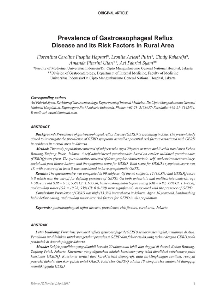 Jurnal Gerd PDF | PDF