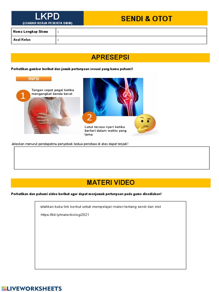 LKPD Sendi | PDF | Olahraga & Rekreasi