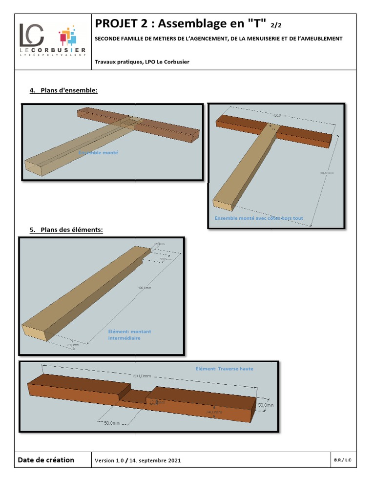 TP Projet 2 Assemblage en T | PDF