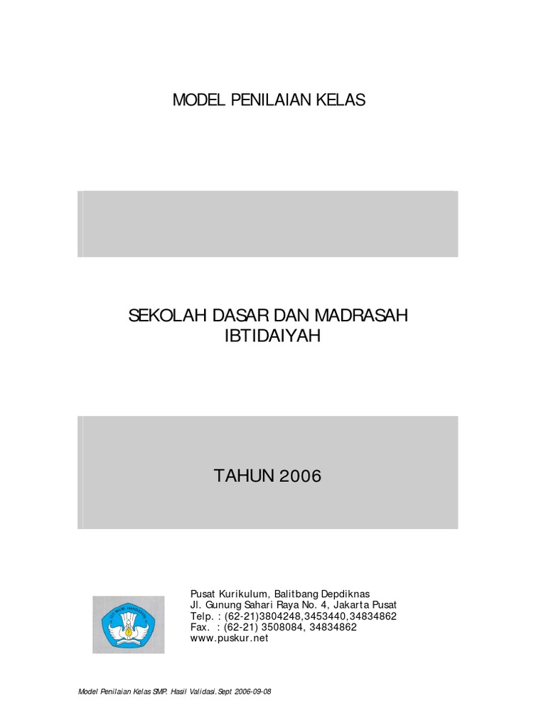 081 Model Penil SD | PDF