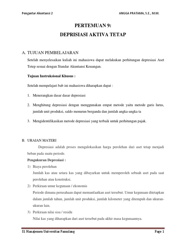 Pertemuan 9 | PDF | Teknologi & Rekayasa