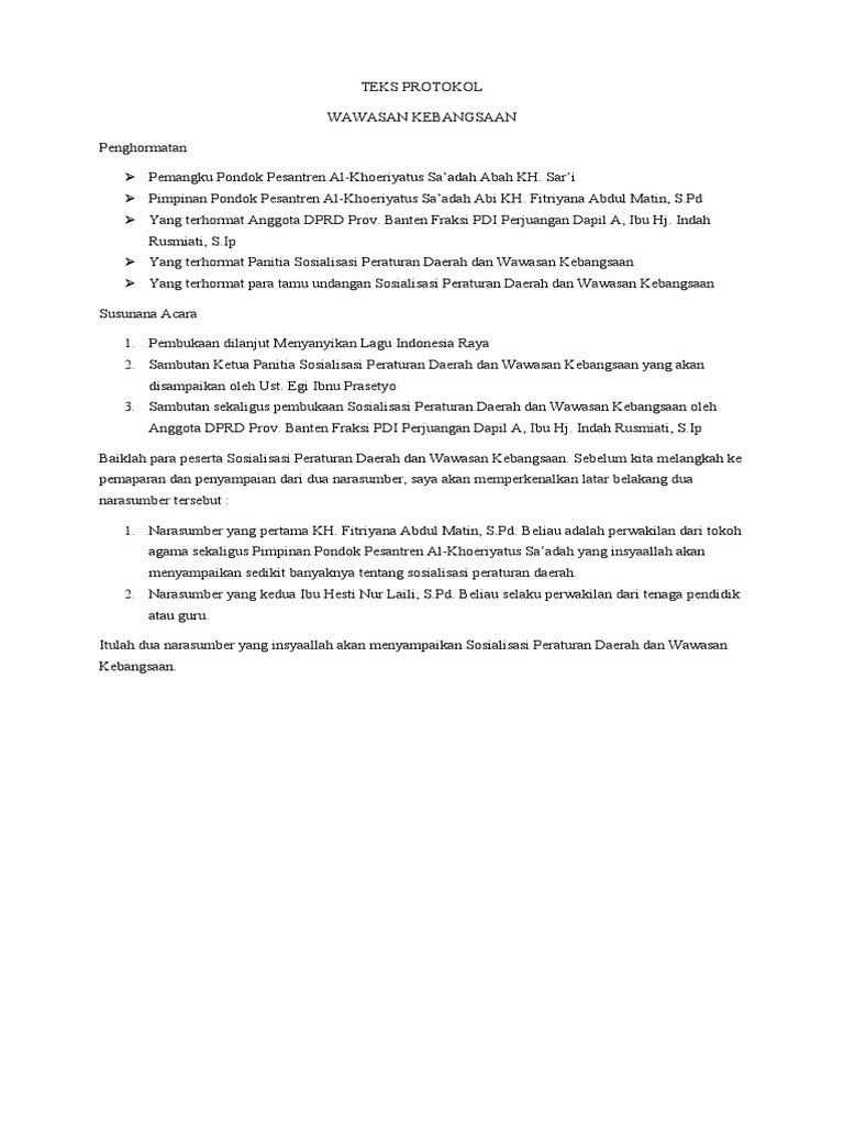 Teks Protokol | PDF