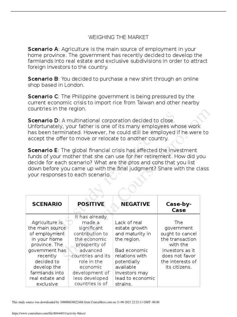 This Study Resource Was: Scenario Positive Negative Case-by-Case | PDF ...