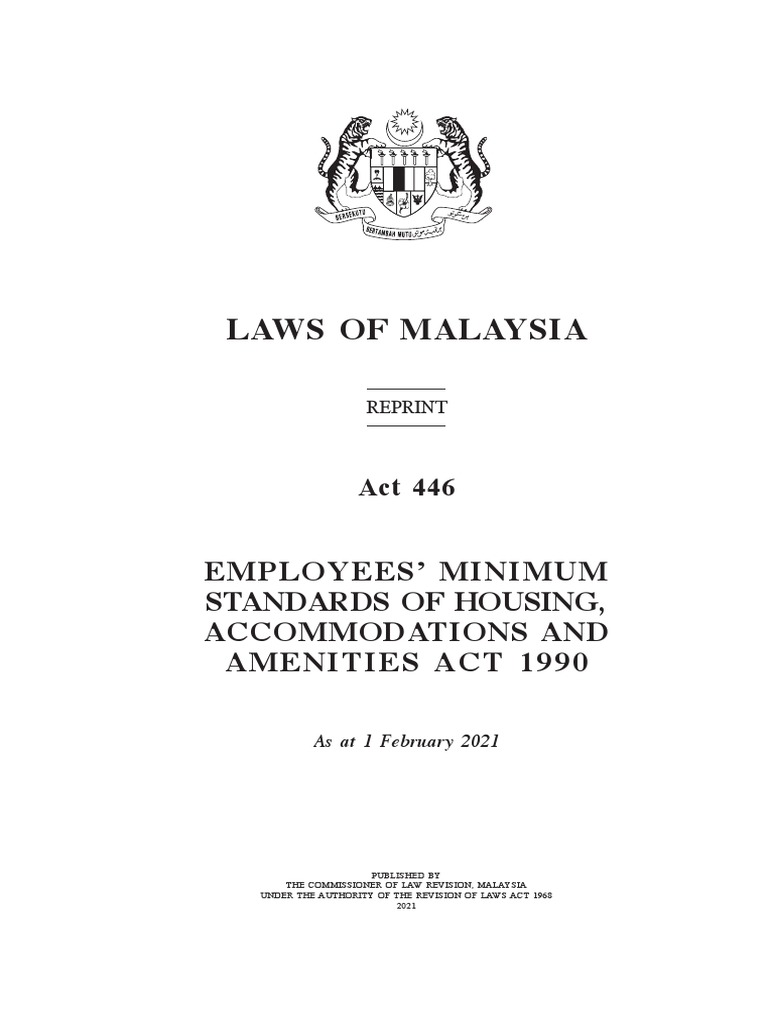 Akta 446 - Feb2021 | PDF | Employment | Hospital