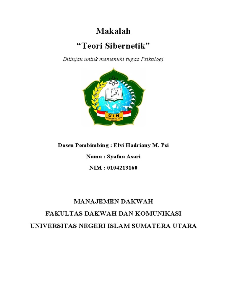 Teori Sibernetik | PDF | Karier & Perkembangan