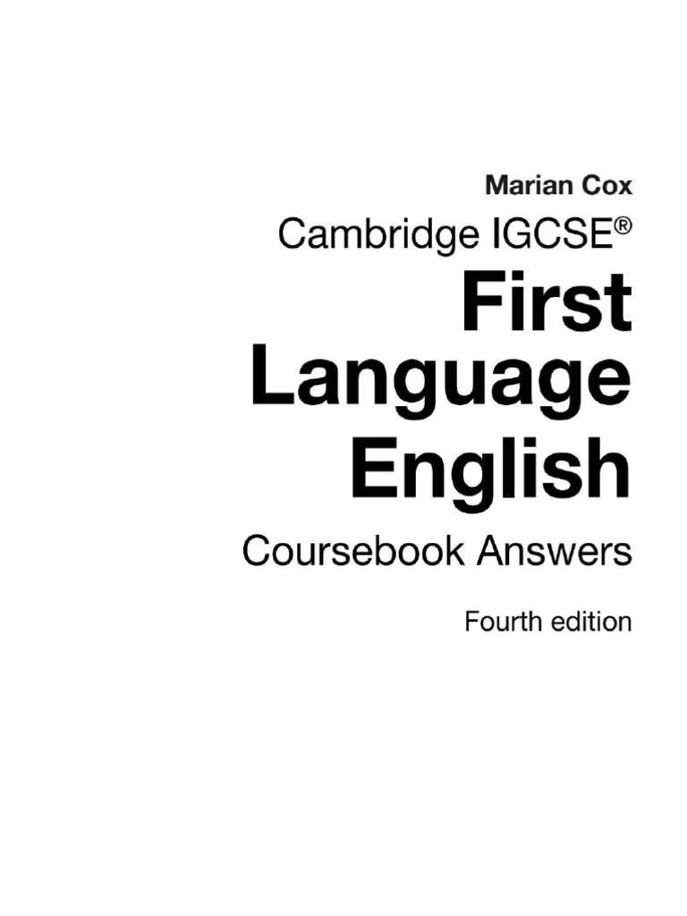 Toaz - Info First Language English Coursebook Answers 4th Edition PR | PDF