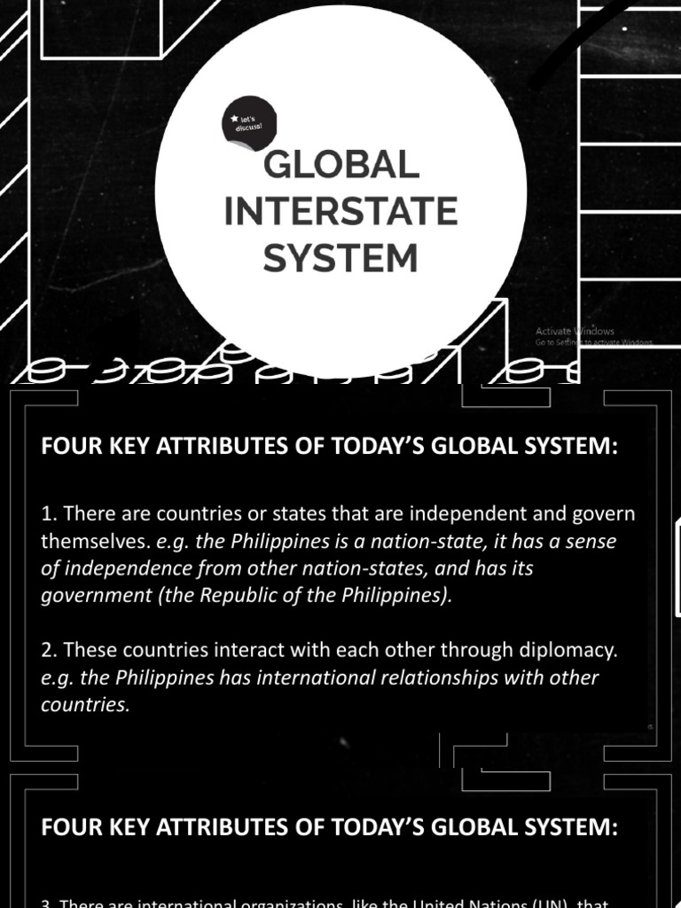 Global Interstate System | PDF | Internationalism (Politics) | Nationalism