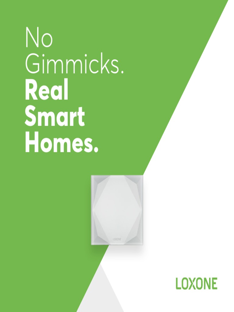 Loxone UK Brochure 2018 | PDF | Home Automation | Lighting