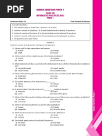 Class 11 IP Annual Exam (QP) Sample Paper 1 | PDF | Databases | Byte