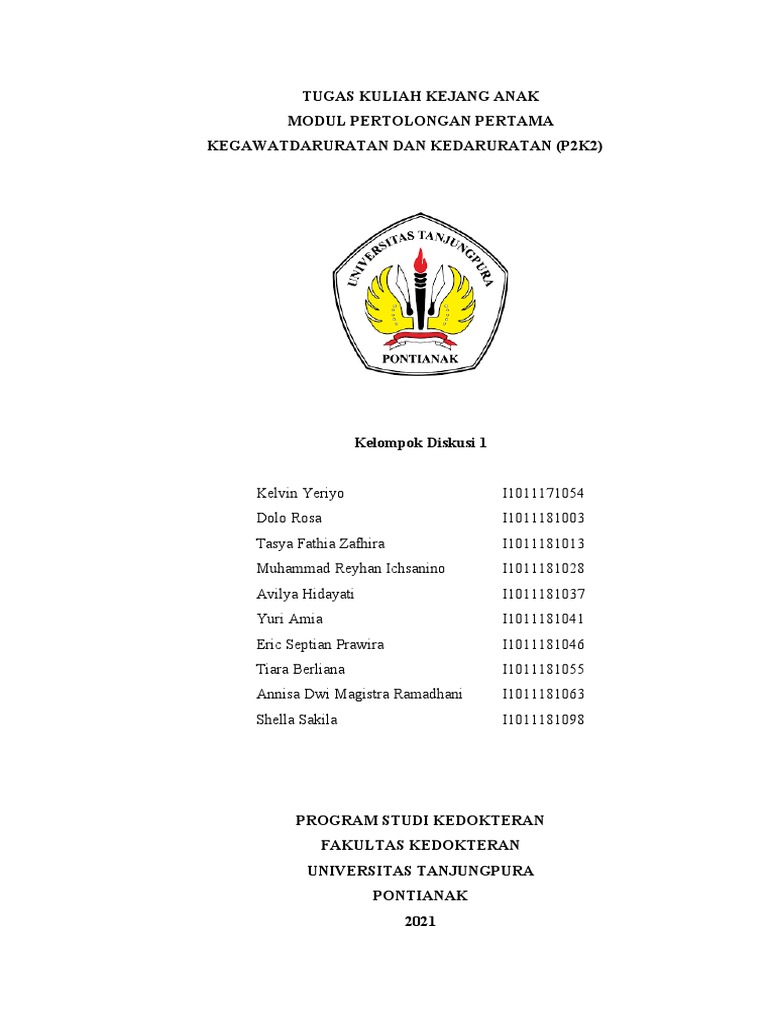 Tugas Kejang Anak - DK1 | PDF