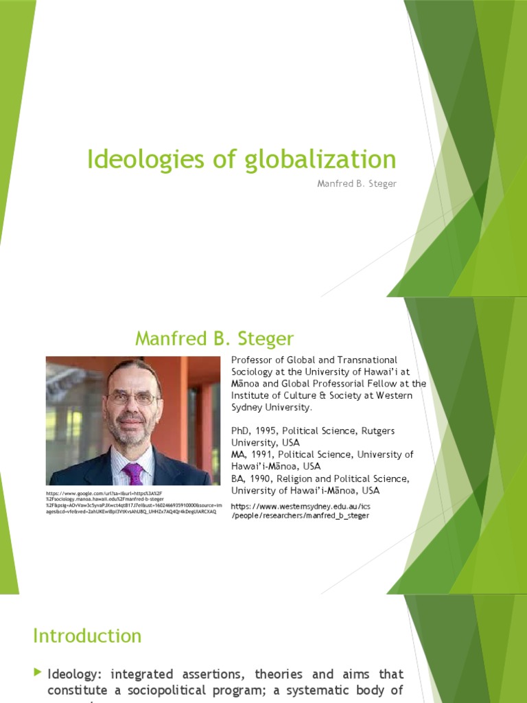 Ideologies of Globalization Explained | PDF | Globalization | Ideologies