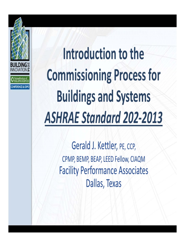 Ashrae 202 2013 | PDF