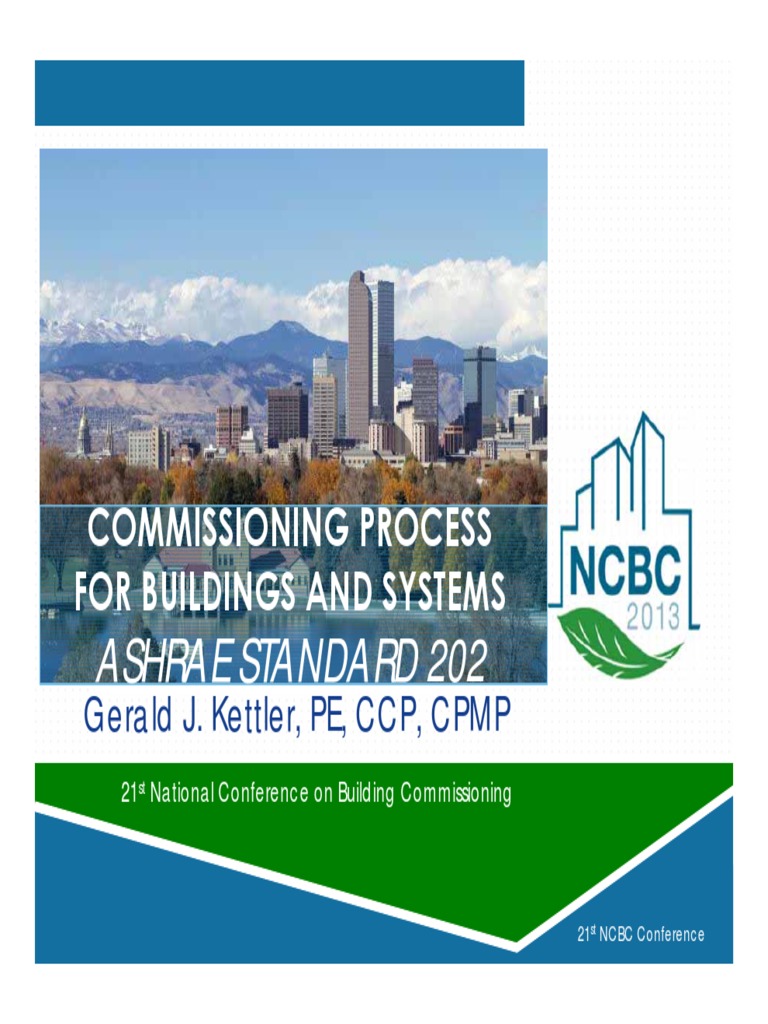 Commissioning Process For Buildings and Systems | PDF | Specification ...
