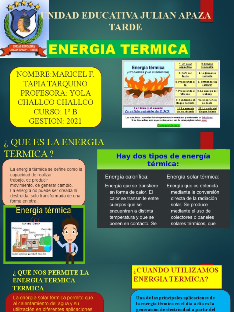 Presentación1 Energia Termica | PDF