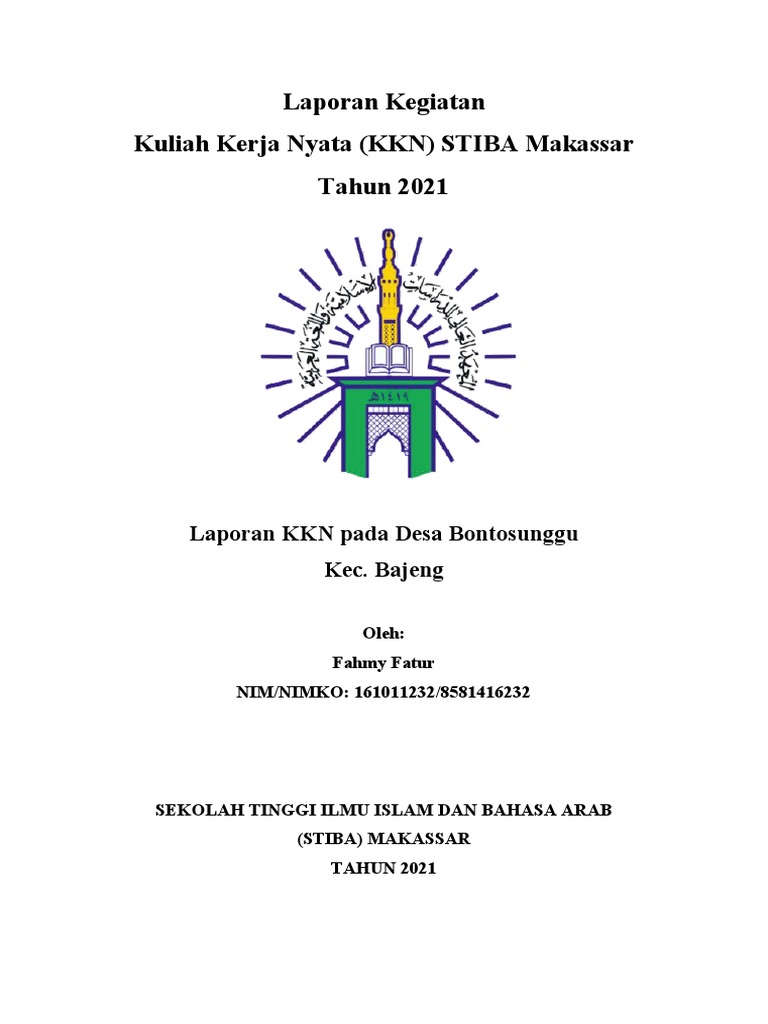 Laporan KKN Fahmy Fatur | PDF