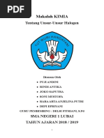 Unsur Halogen: Sifat dan Manfaatnya | PDF