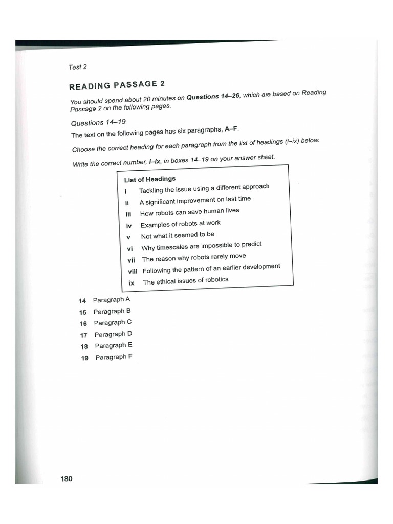 Matching Headings Practice | PDF