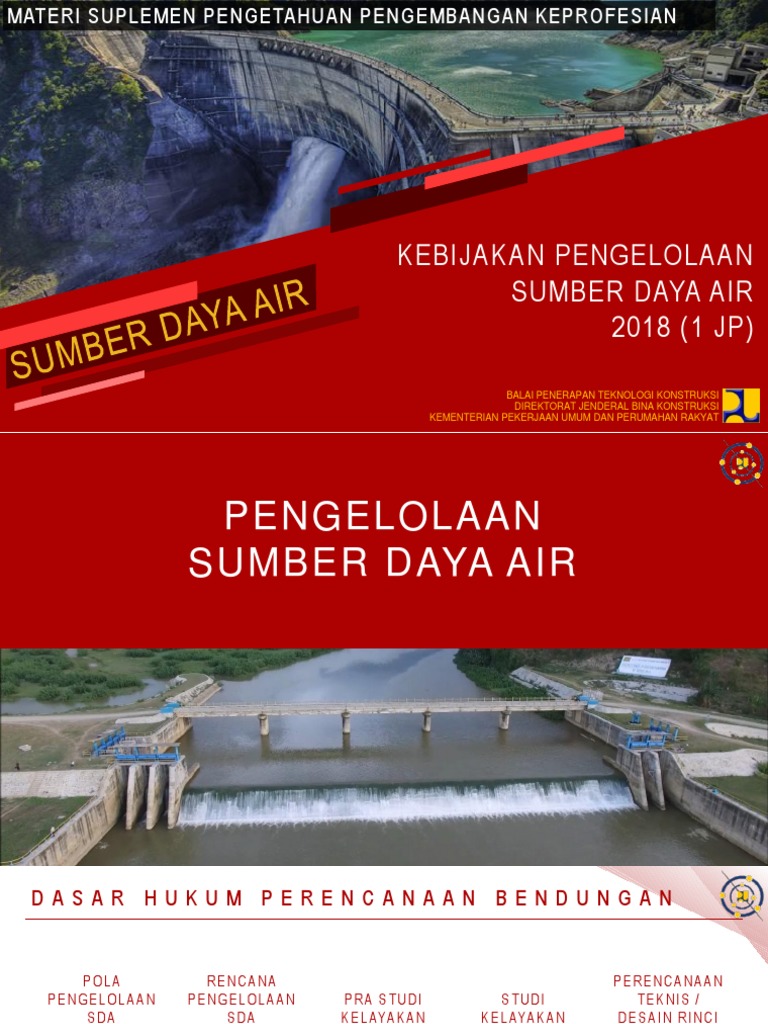 Kebijakan Pengelolaan Sumber Daya Air | PDF