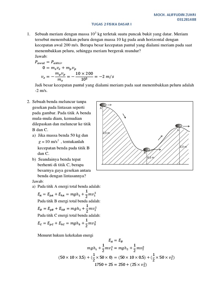 Tugas 2 Fisika Dasar | PDF