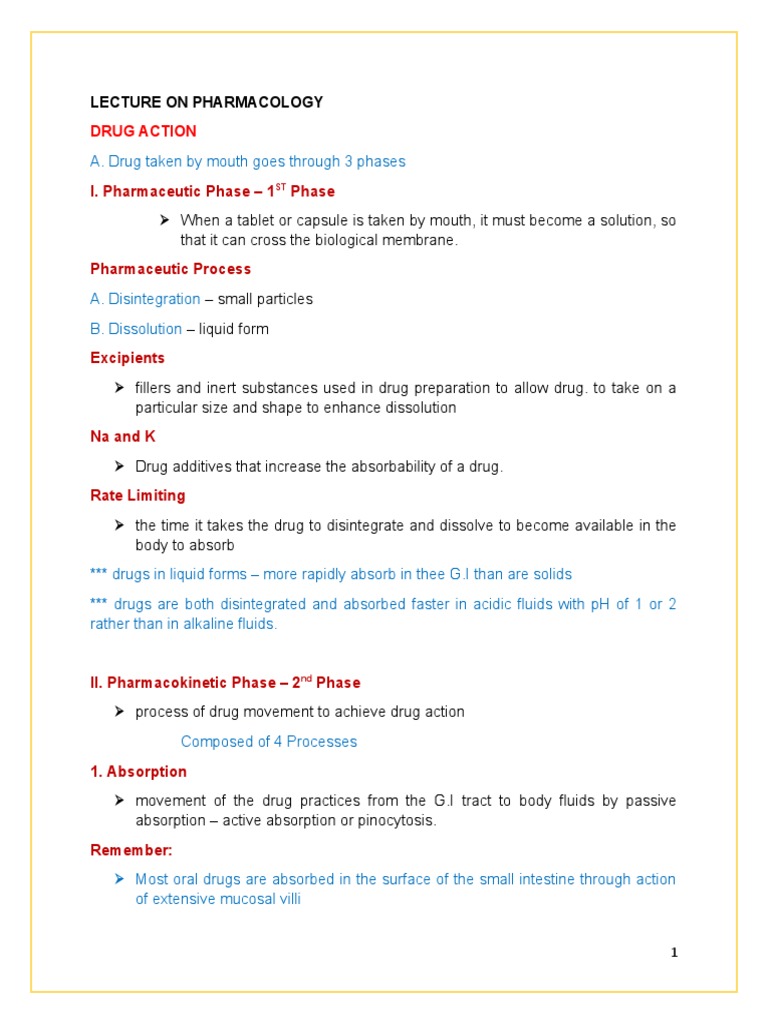 Pharmacology Modules 1 - 2 | PDF | Pharmacy | Clinical Medicine