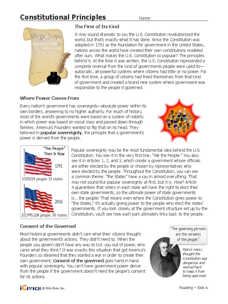 Constitutional Principles - Reading | Download Free PDF | Oath Of ...
