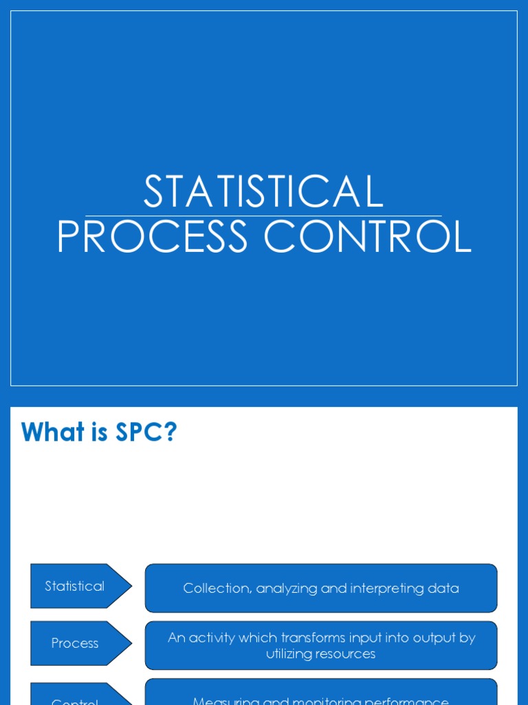 Statistical Process Control (SPC) in 40 Characters | PDF