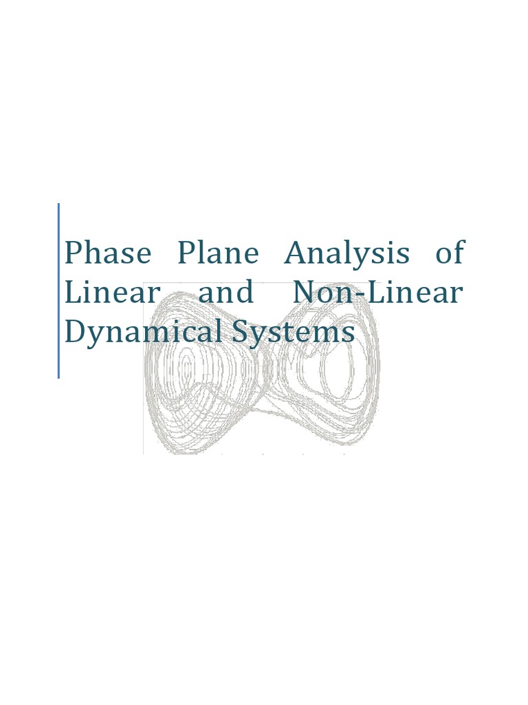Phase Plane Analysis PDF | PDF | Damping | Nonlinear System