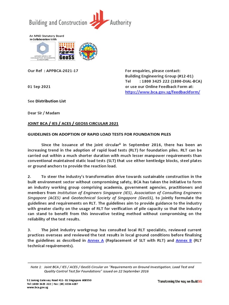 Guidelines for Rapid Load Tests | PDF | Geotechnical Engineering | Deep ...